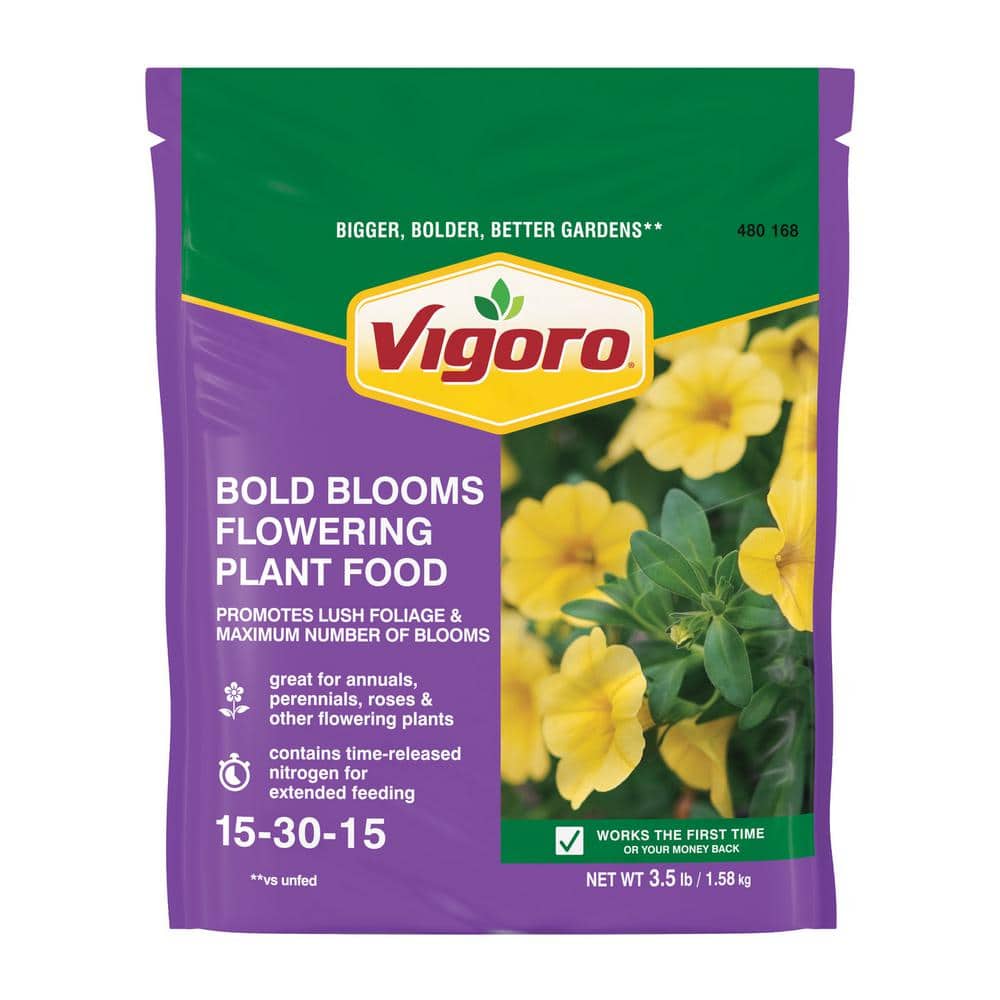 Vigoro 3.5 lb. Bold Blooms Flowering Plant Food 120332 - The Home Depot