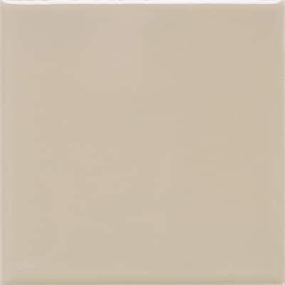Daltile Matte Urban Putty 4-1/4 in. x 4-1/4 in. Ceramic Wall Tile (12.5 ...