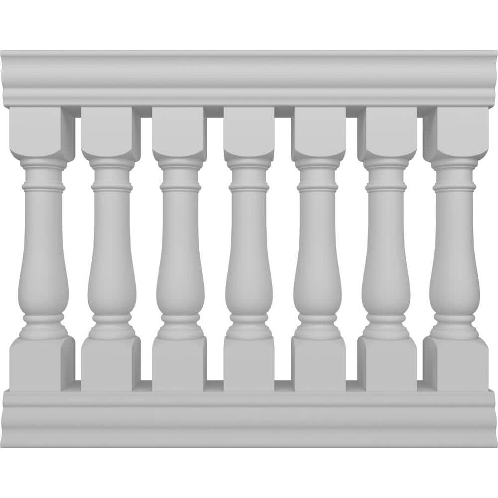 Ekena Millwork Fiberthane Oxford Balustrade 48 in. L x 42 in. H ...