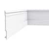 ORAC DECOR 7/8 in. D x 8-1/4 in. W x 78-3/4 in. L Primed White High ...