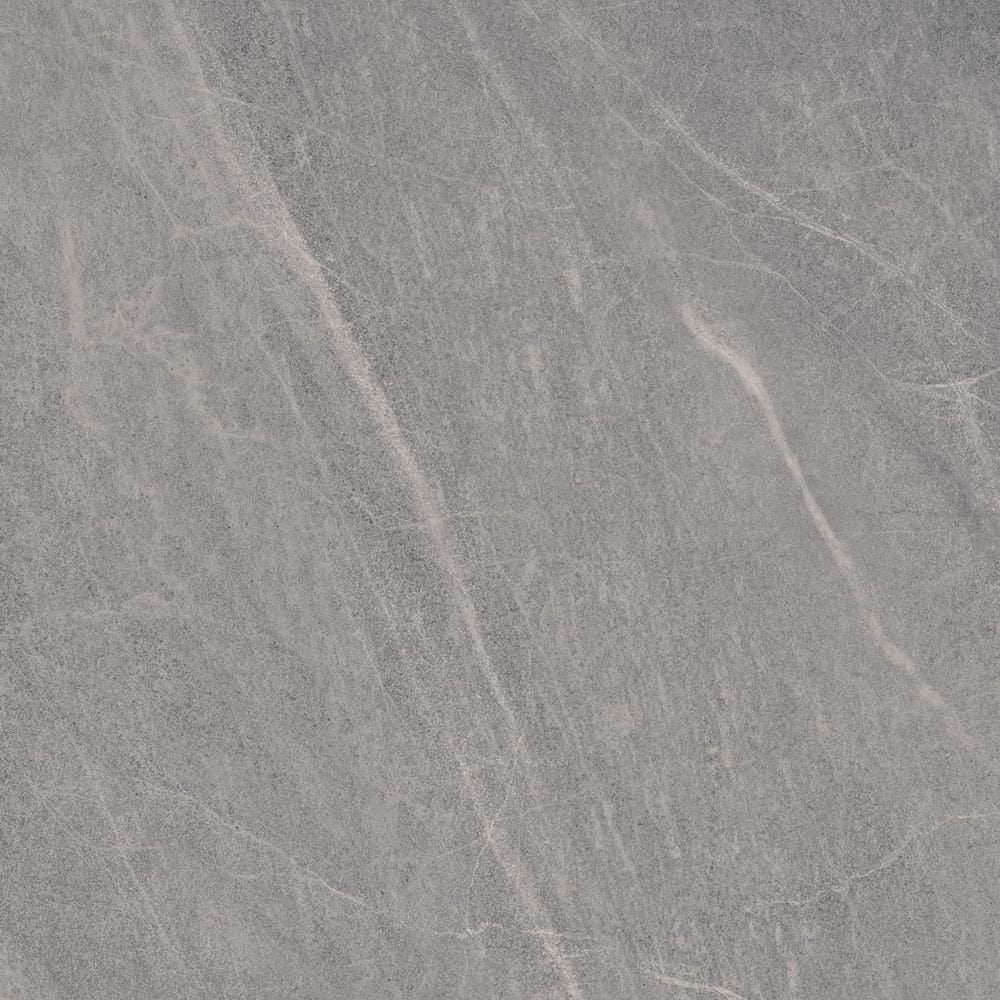 Corso Italia Alpe Steel 24 in. x 24 in. x 0.75 Quartzite Stone Look ...