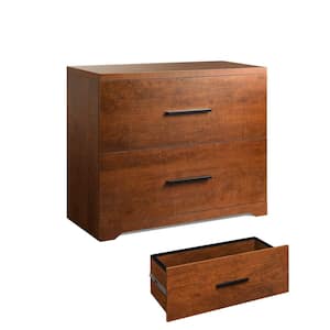SAINT BIRCH Bombay Walnut 2-Drawer Lateral File Cabinet SBBX4100LFWN ...