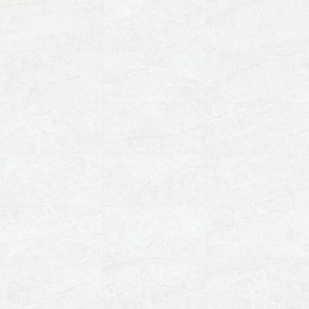 Jeffrey Court Taj Mahal Ivory 12 in. x 24 in. Matte Porcelain Marble ...