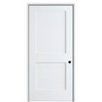 MMI Door 16 in. x 80 in. Smooth Carrara Right-Hand Solid Core Primed ...
