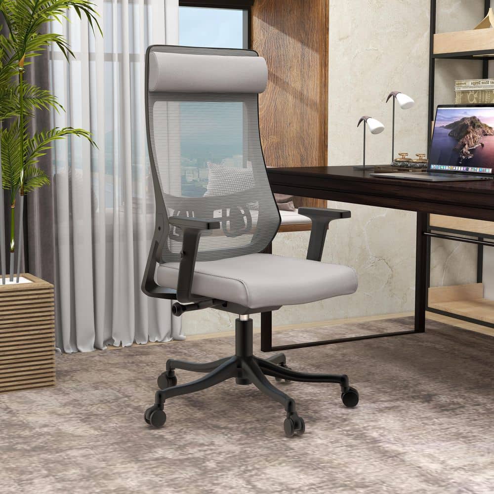 Leisuremod Adjustable Office Chair Ergonomic Mesh Back Computer Chair ...