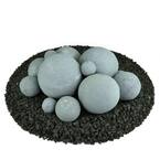 Lava Ceramic Rock Pebbles Fireproof Decorative Stones for Fire Pits and ...