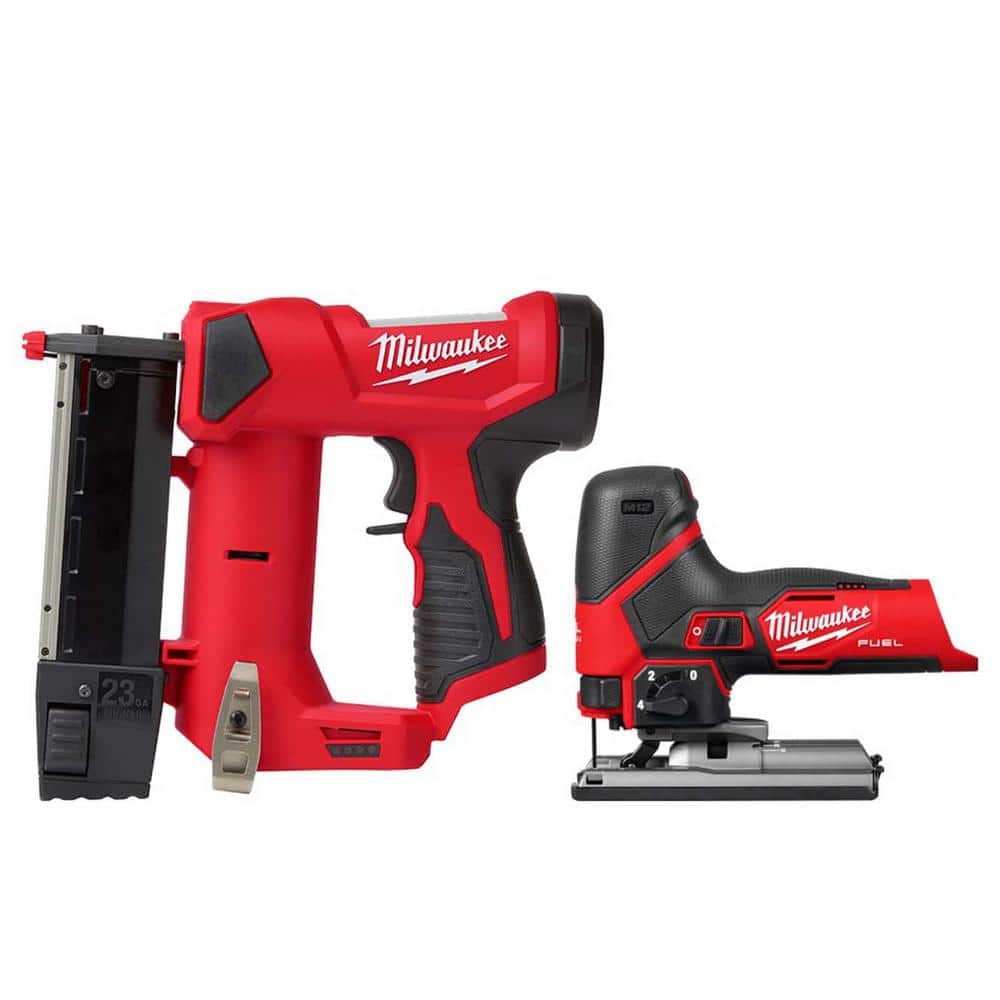 Reviews for Milwaukee M12 23GA Pin Nailer with M12 FUEL Jig Saw (Bare ...