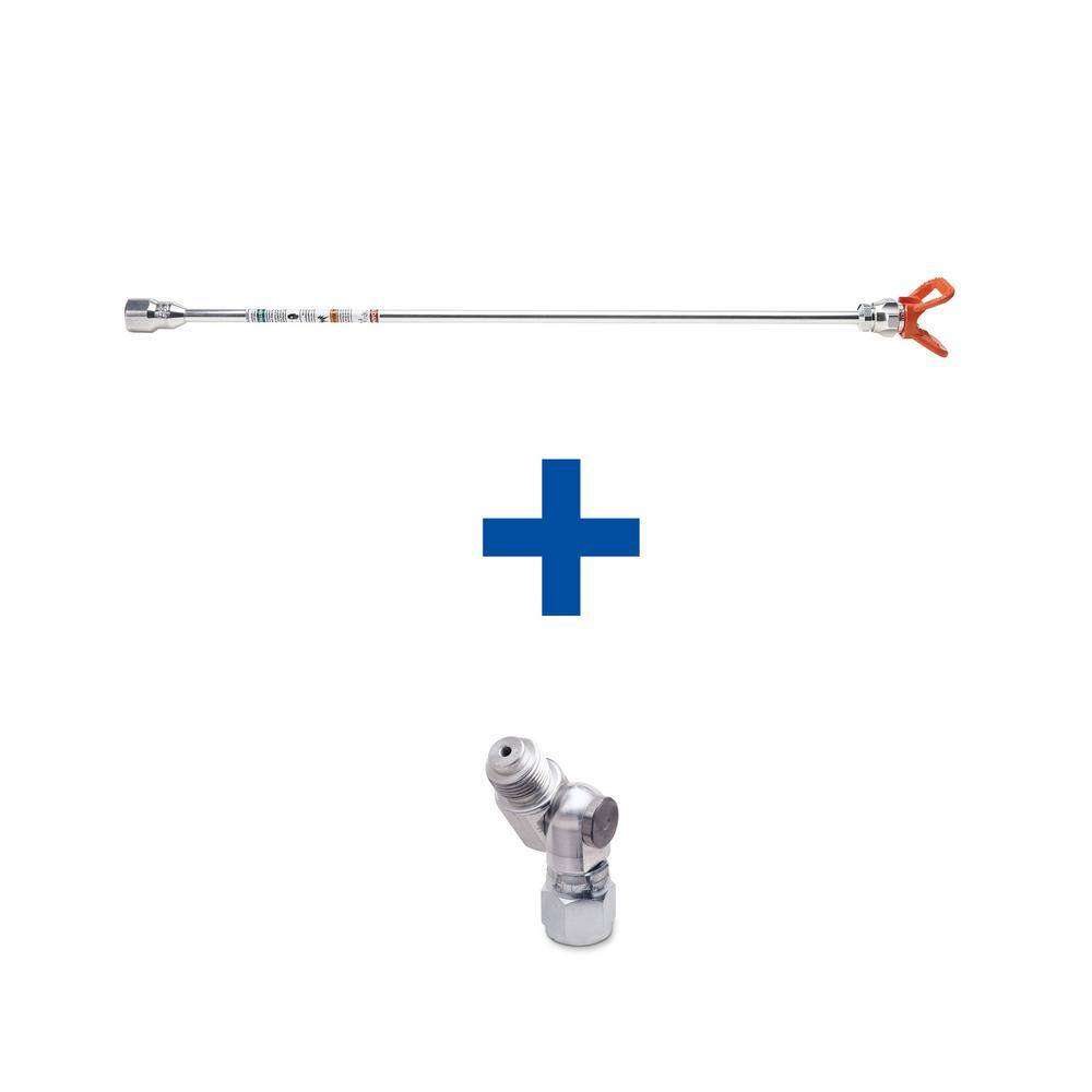 Graco 20 in. Extension with 180° Spray Nozzle 18F005 - The Home Depot