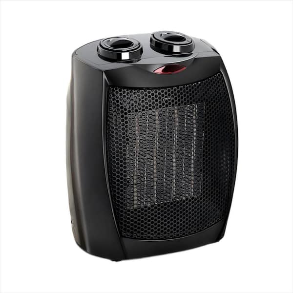 R.W.FLAME 1,500-Watt Compact Indoor Small Ceramic Electric Heater with ...