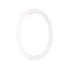 Fypon 43-1/16 in. x 31-1/8 in. x 1 in. Polyurethane Flat Oval Trim ...