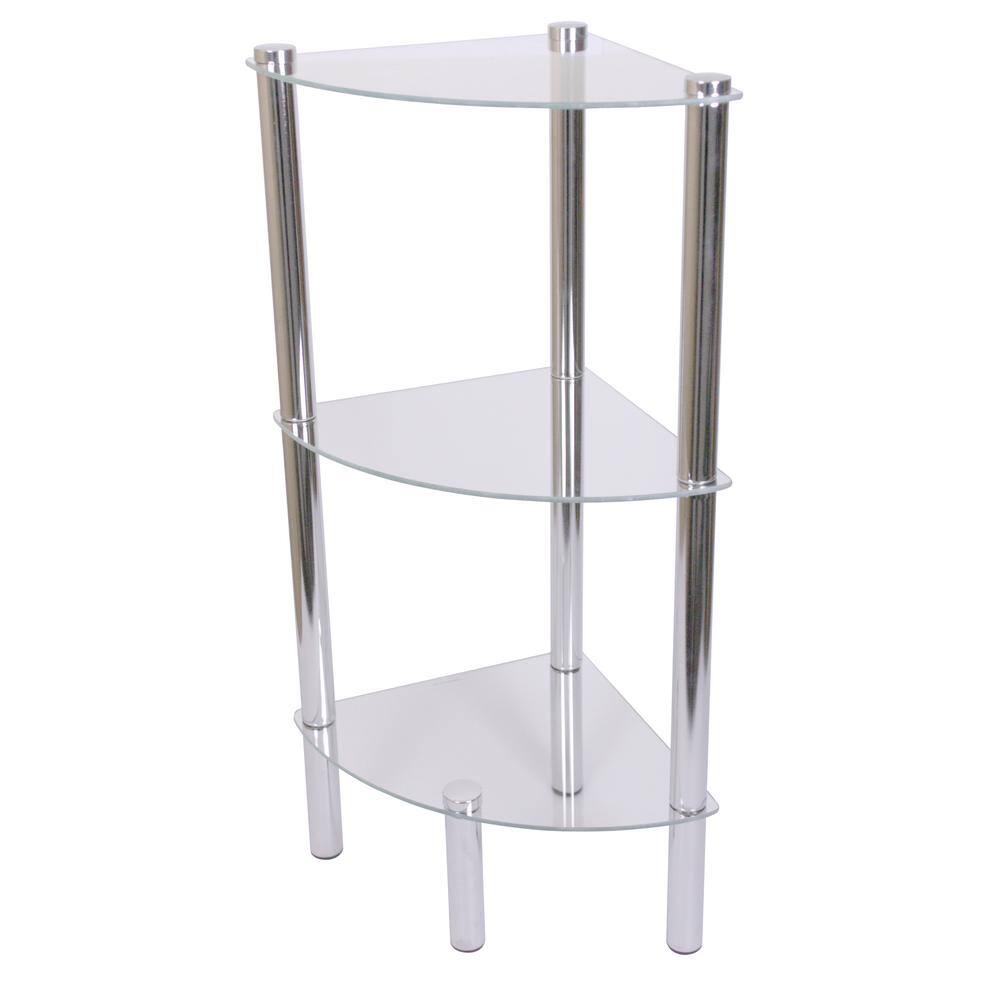 Home Basics 11.70 in W x 16.50 in. 3-Tier Shelf SA10278 - The Home Depot