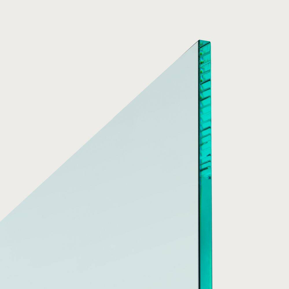 Glass Warehouse 39.75 in. H x 40 in. W Clear 1/2 in. (12 mm) Thickness ...