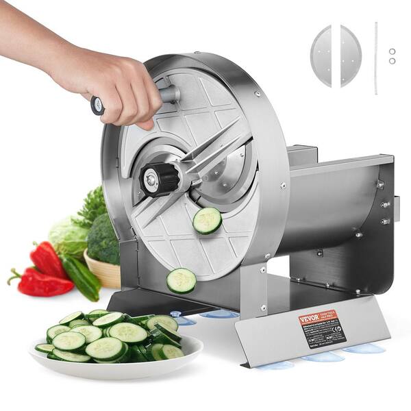 VEVOR Manual Vegetable Fruit Slicer 0 to 0.5 in. Thickness Adjustable ...
