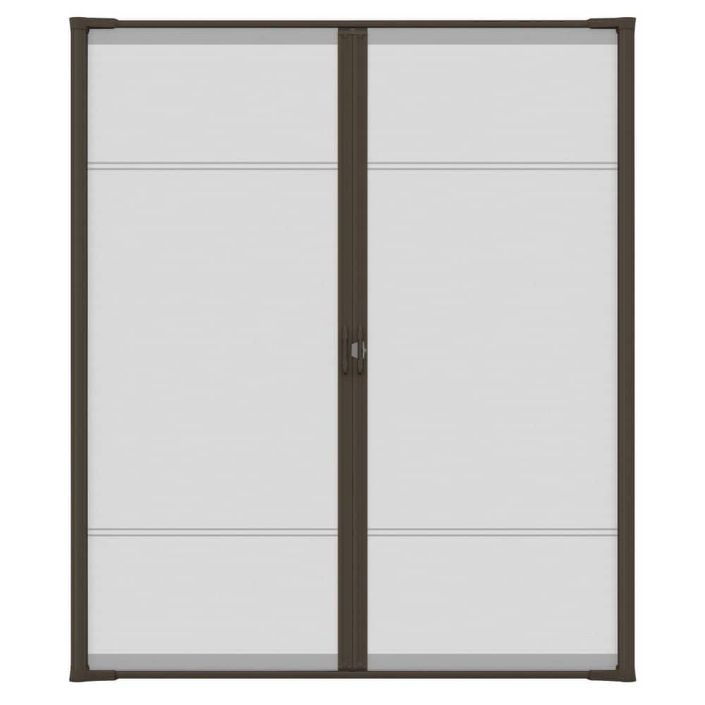 Weather Star 72 in. x 78 in. Brisa Brown Short Double Retractable ...