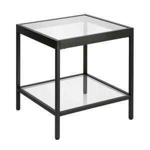 Meyer&Cross Alexis 24 in. Wide Blackened Bronze Rectangular Side Table ...