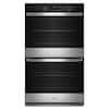 Whirlpool 30 in. Double Electric Wall Oven with Self-Cleaning in ...