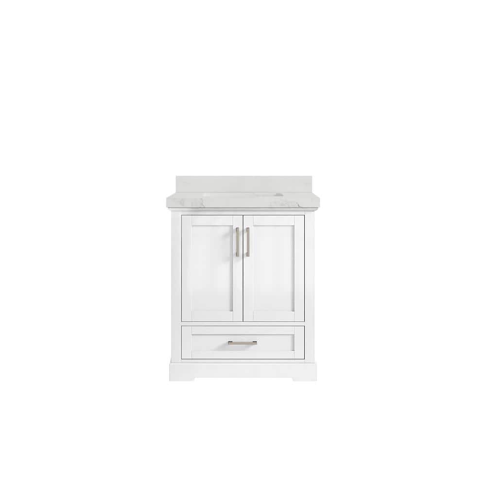 Willow Collections Boston 30 in. W x 22 in. D x 36 in. H Bath Vanity in ...