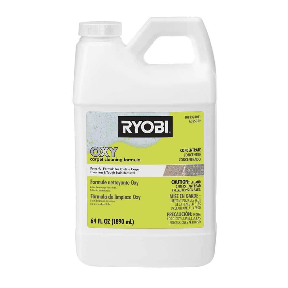 RYOBI 64 oz. OXY Carpet Cleaning Concentrate Solution for Deep Cleaning ...