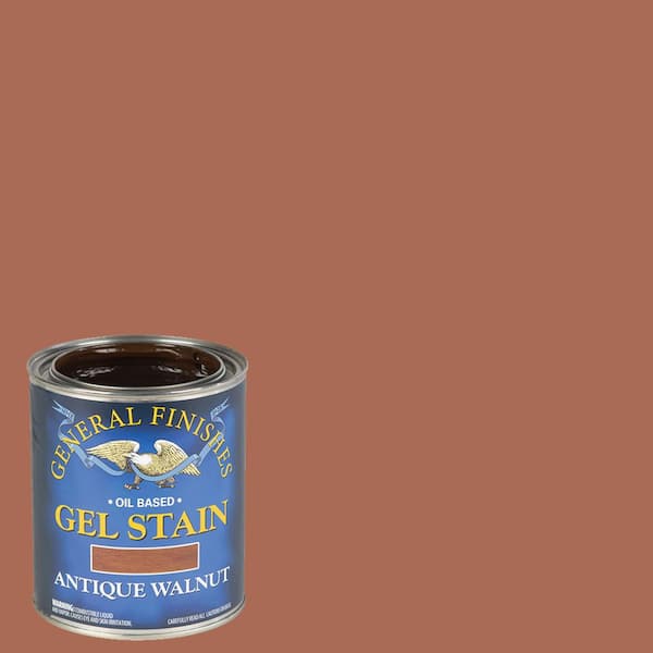 General Finishes 1-qt. Antique Walnut Oil-Based Interior Wood Gel Stain ...