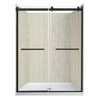 Lavish 35-1/2 in. x 35-1/2 in. x 86 in. Corner Drain Corner Shower ...