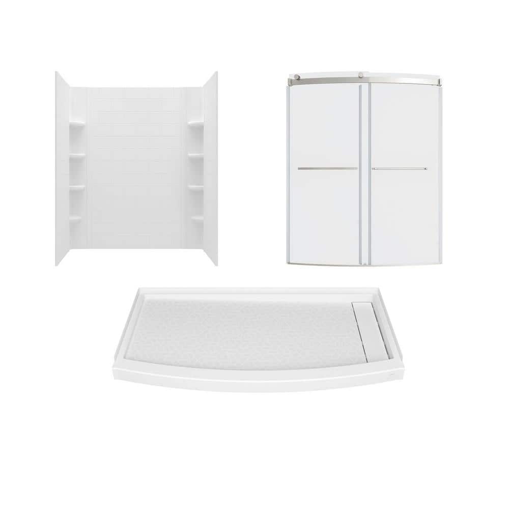 American Standard Ovation Curve 60 in. L x 30 in. W x 72 in. H Right ...