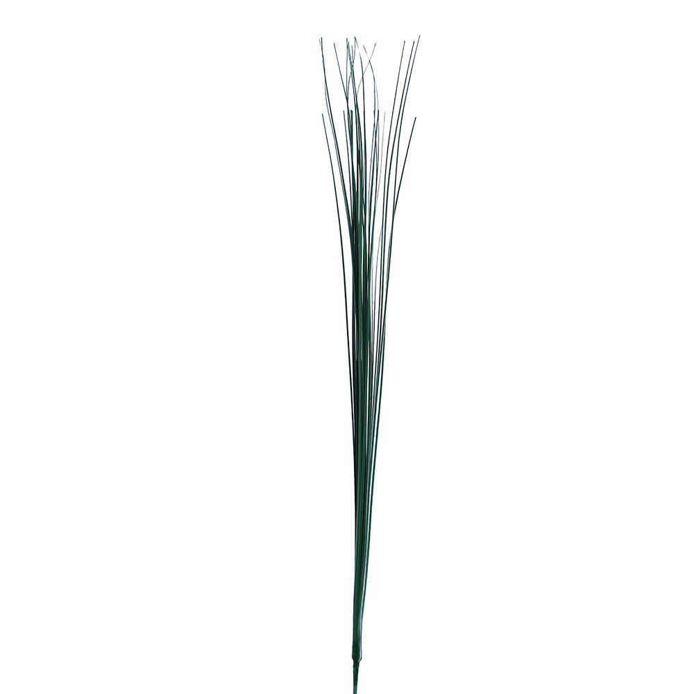 LIVING LUXURY 21.5 in. Artificial Onion Grass Plant Greenery Foliage Spray Set of 120 31033-GR ...
