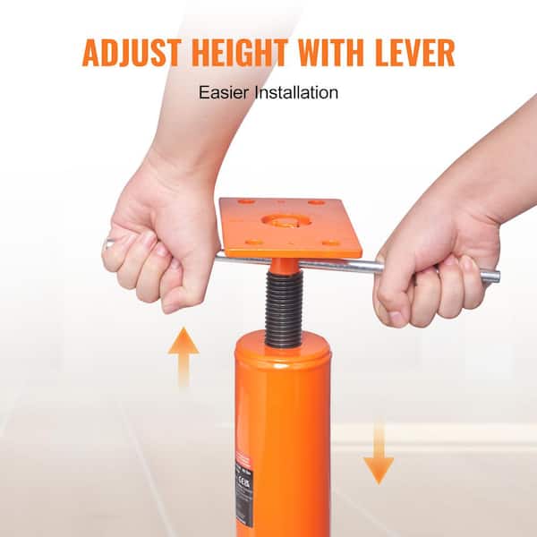Crawl Space Support Jacks Adjustable House Floor Jacks, 4 PCS Post ...