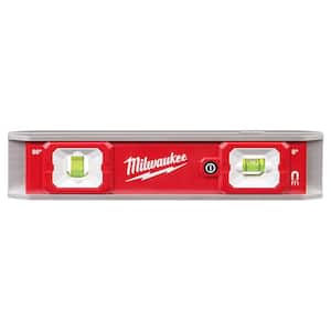 Milwaukee 10 in. Magnetic Torpedo Level 48-22-5106 - The Home Depot