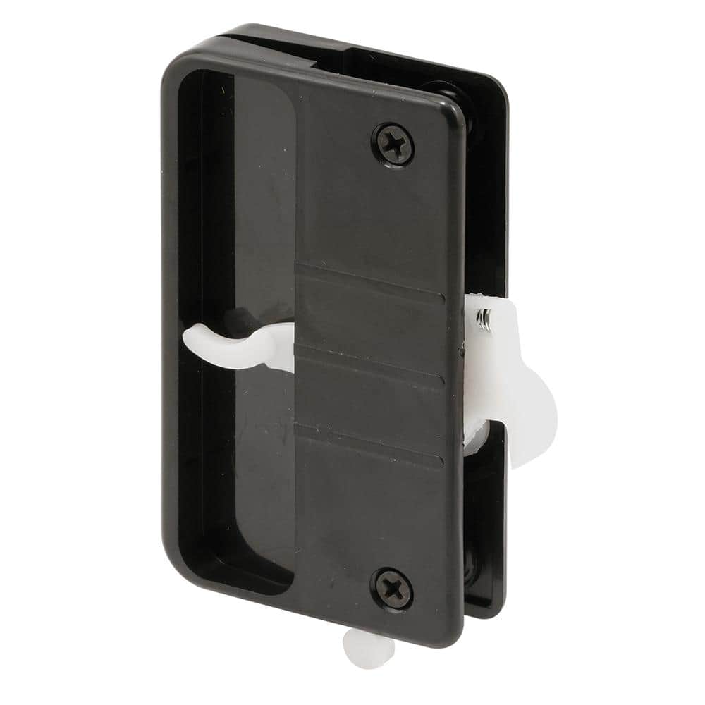 Prime-Line Latch and Pull, 3 in., Plastic, Black, Short 3/16 in. Hook ...