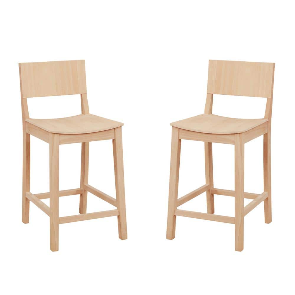 Unfinished wood bar stools store