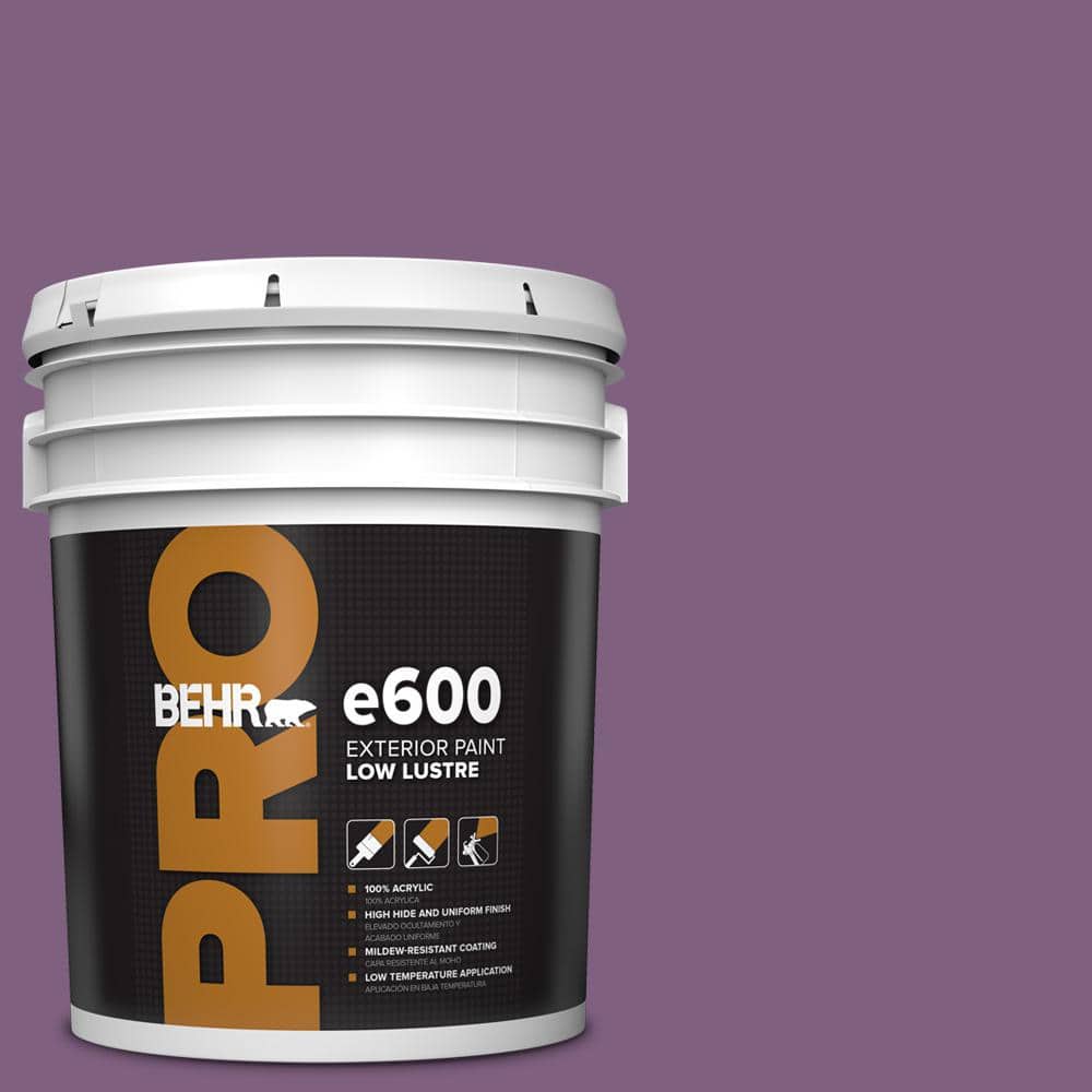 BEHR PRO 5 gal. #MQ5-34 Showstopper Low Luster Exterior Paint PR62305 ...