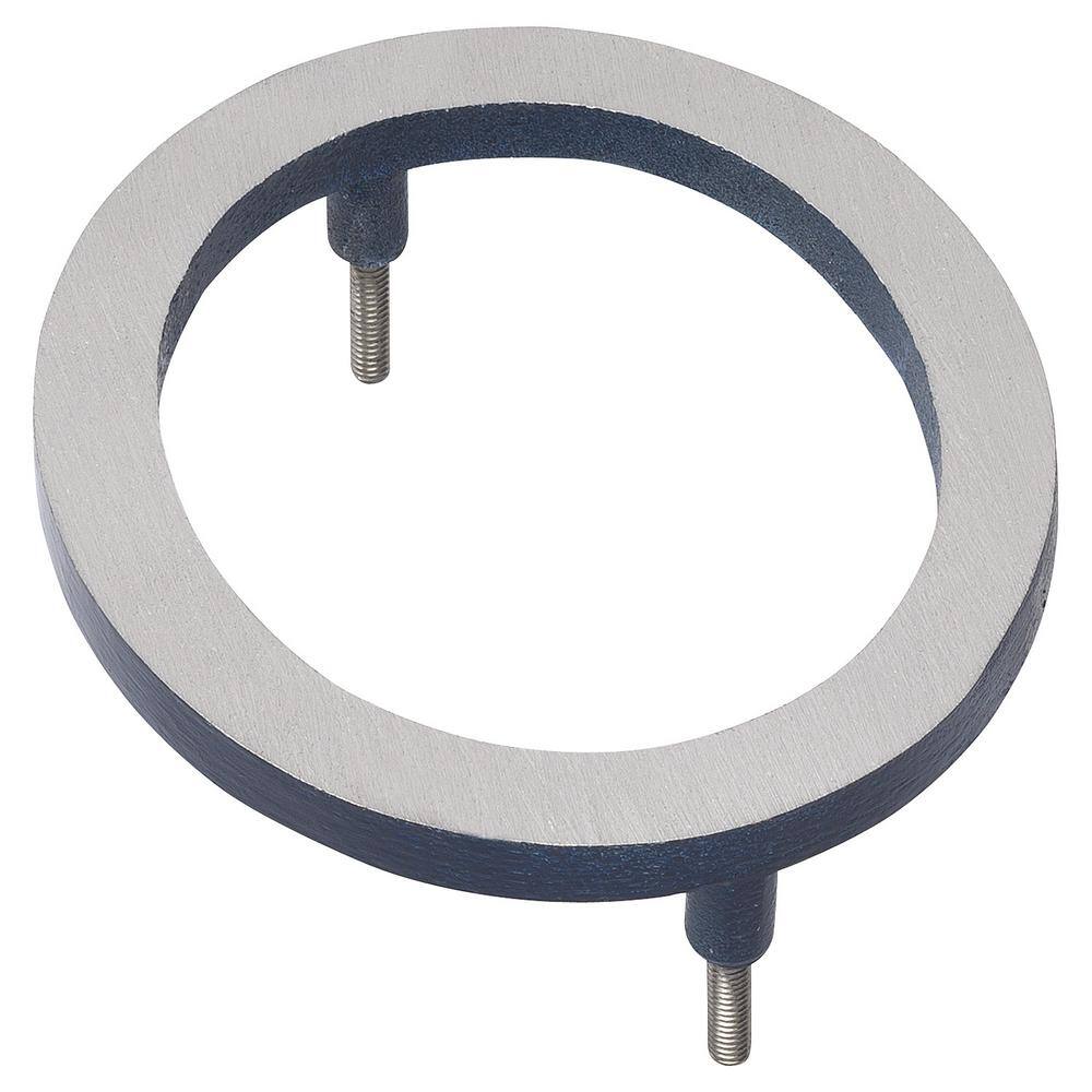 Montague Metal Products 4 in. Satin Nickel/Navy 2-Tone Aluminum ...