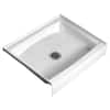 FIAT Cascade 48 in. x 32 in. Single Threshold Shower Floor in White ...