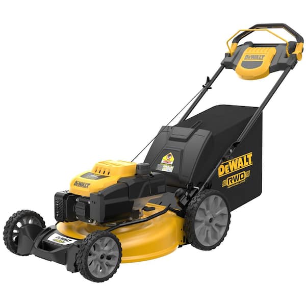 DEWALT 21 in. 196cc E-GOV Engine 3-in-1 Gas RWD Self-Propelled Lawn ...