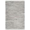 SAFAVIEH Rag Rug Gray 4 ft. x 6 ft. Gradient Striped Area Rug RAR121A-4 ...