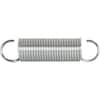 Prime-Line Extension Spring, Spring Steel Const, Nickel-Plated Finish ...