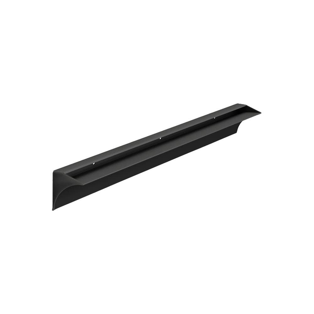 Dolle RAIL 23.6 in. Black Aluminum 8 mm Glass Shelf Support 20242 - The ...