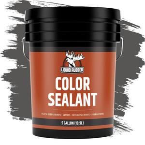 LIQUID RUBBER Color Sealant 5 Gal. Waterproof Coating for Masonry ...
