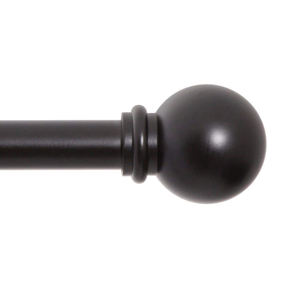 Kenney Chelsea 28 in. - 48 in. Adjustable Single Curtain Rod 5/8 in ...