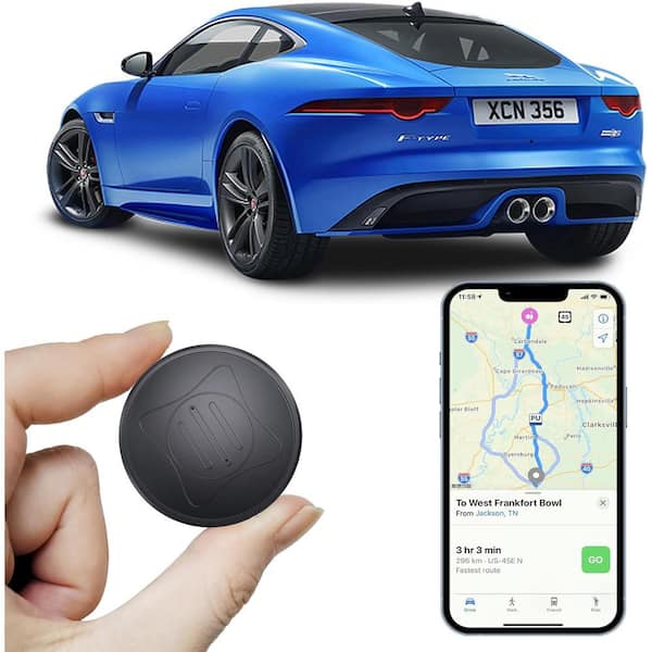 Lukyamzn Car GPS Tracker Portable Real Time Magnetic GPS Tracking Device Full Global Coverage Location Tracker for Car Vehicle SA04 327B045 The Home Depot