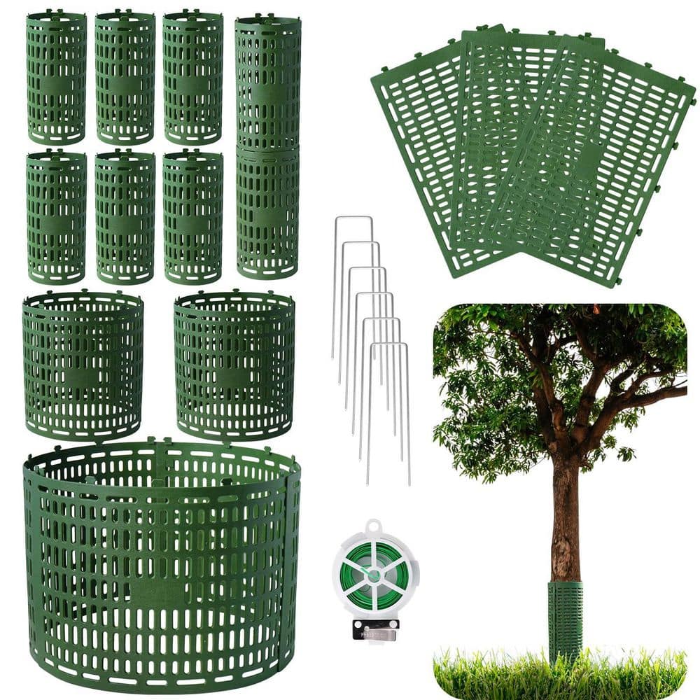 OGETFUUR 18-Piece Tree Trunk Protector, Tree Guards Trunk Protector ...
