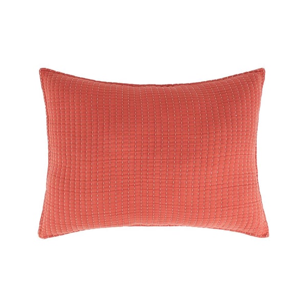 LEVTEX HOME Caden Clay Cotton Gauze 26 in. x 20 in. Standard Sham ...