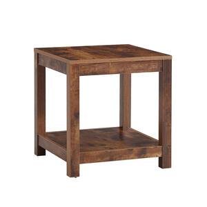 Furniture of America Krauss Toasted Barnwood Panel End Table YNJ ...