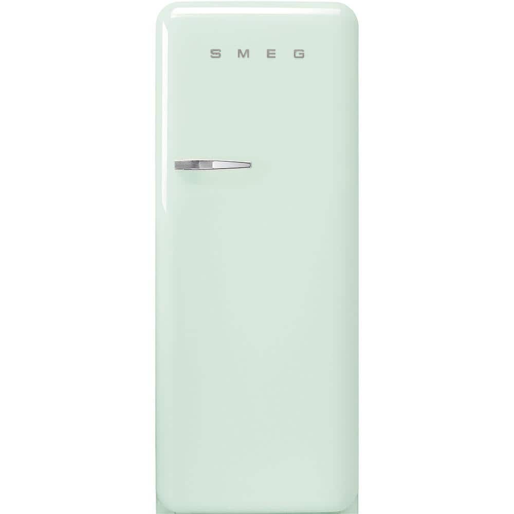 smeg FAB28 Retro 60cm Refrigerator w/ Freezer Compartment. Pastel Green ...