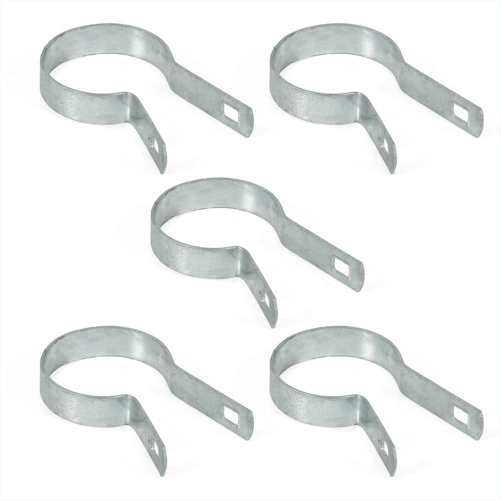 Fencer Wire 2-3/8 in. Chain Link Fence Silver Galvanized Steel Tension ...