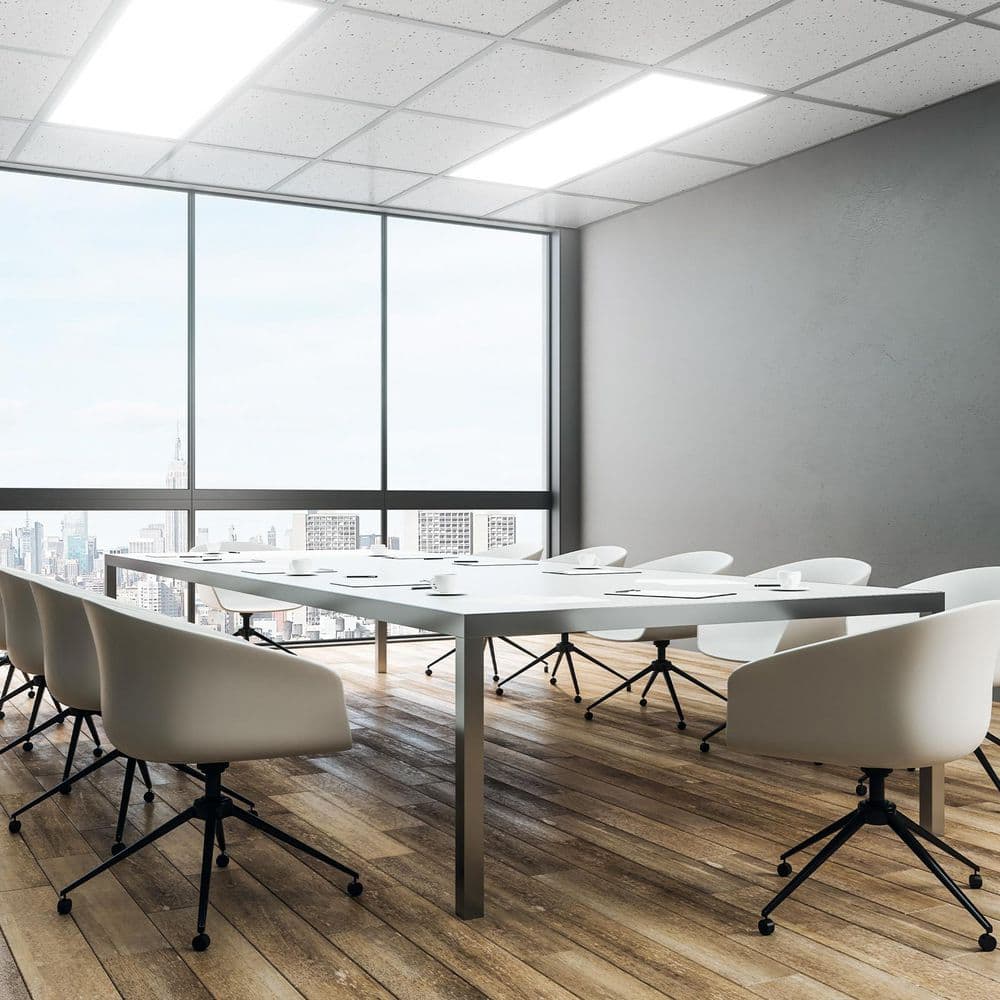 Amico 24-Pack 2 ft. x 4 ft. 6250 Lumen Dimmable Integrated LED Flat ...