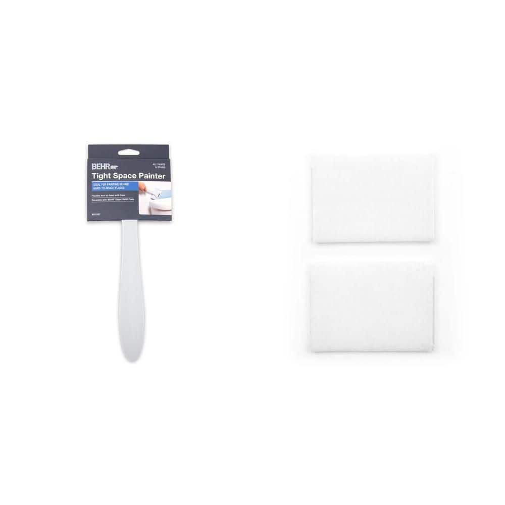 BEHR 5 in. Tight Space Painter and Edger Refill Pads (2-Pack) Combo ...