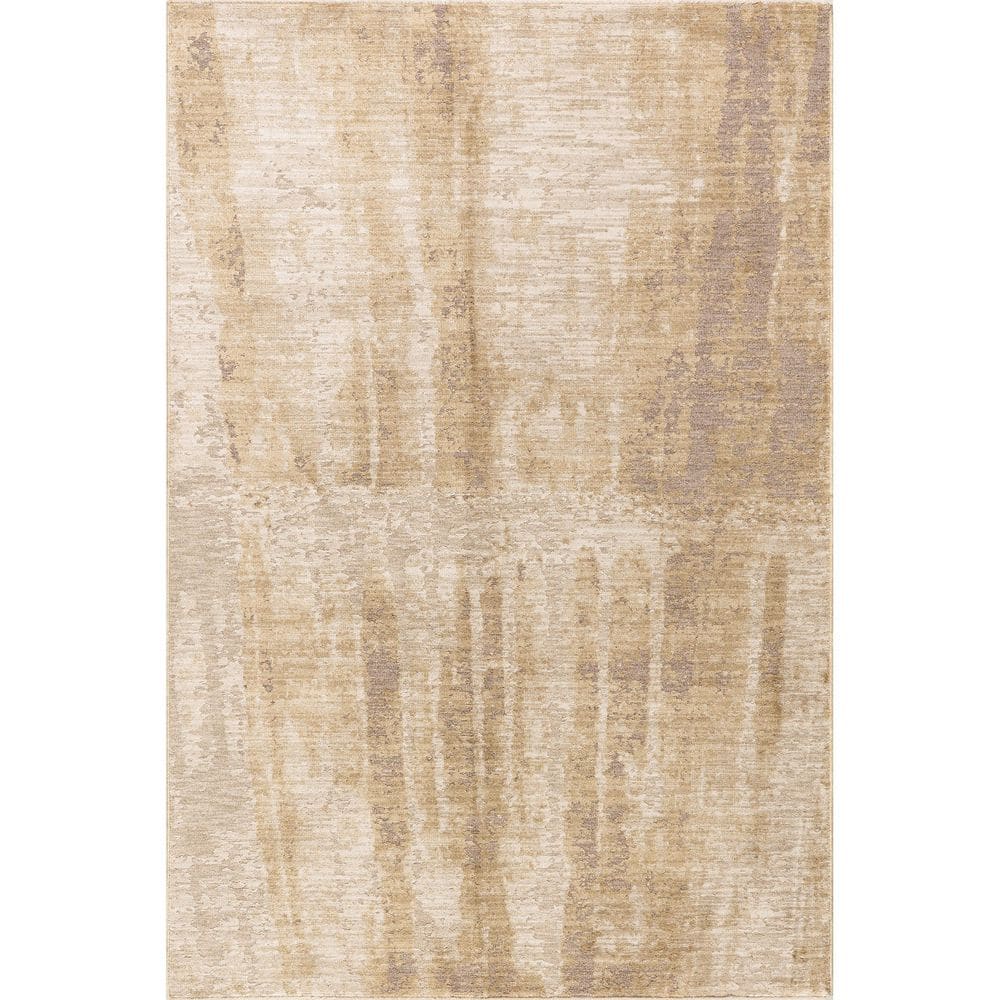 RUGS USA Eulalie Contemporary Abstract Sand 10 ft. x 14 ft. Indoor ...