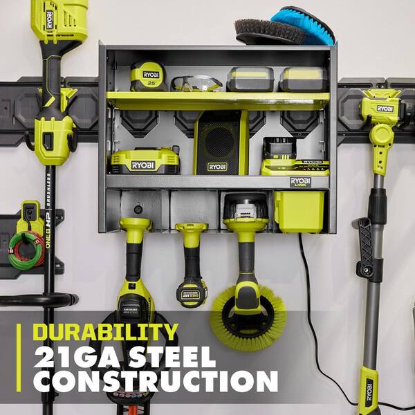 RYOBI LINK Open Tool Organizer Cabinet with LINK Accessory Rail (2-Pack ...