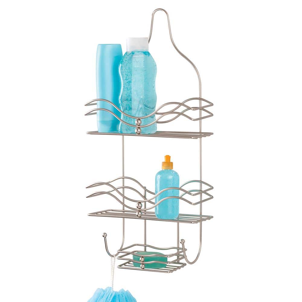 Bath Bliss Shower Caddy-Satin-Ocean 11.22 in. x 4.92 in. x 24.41 in. DL ...